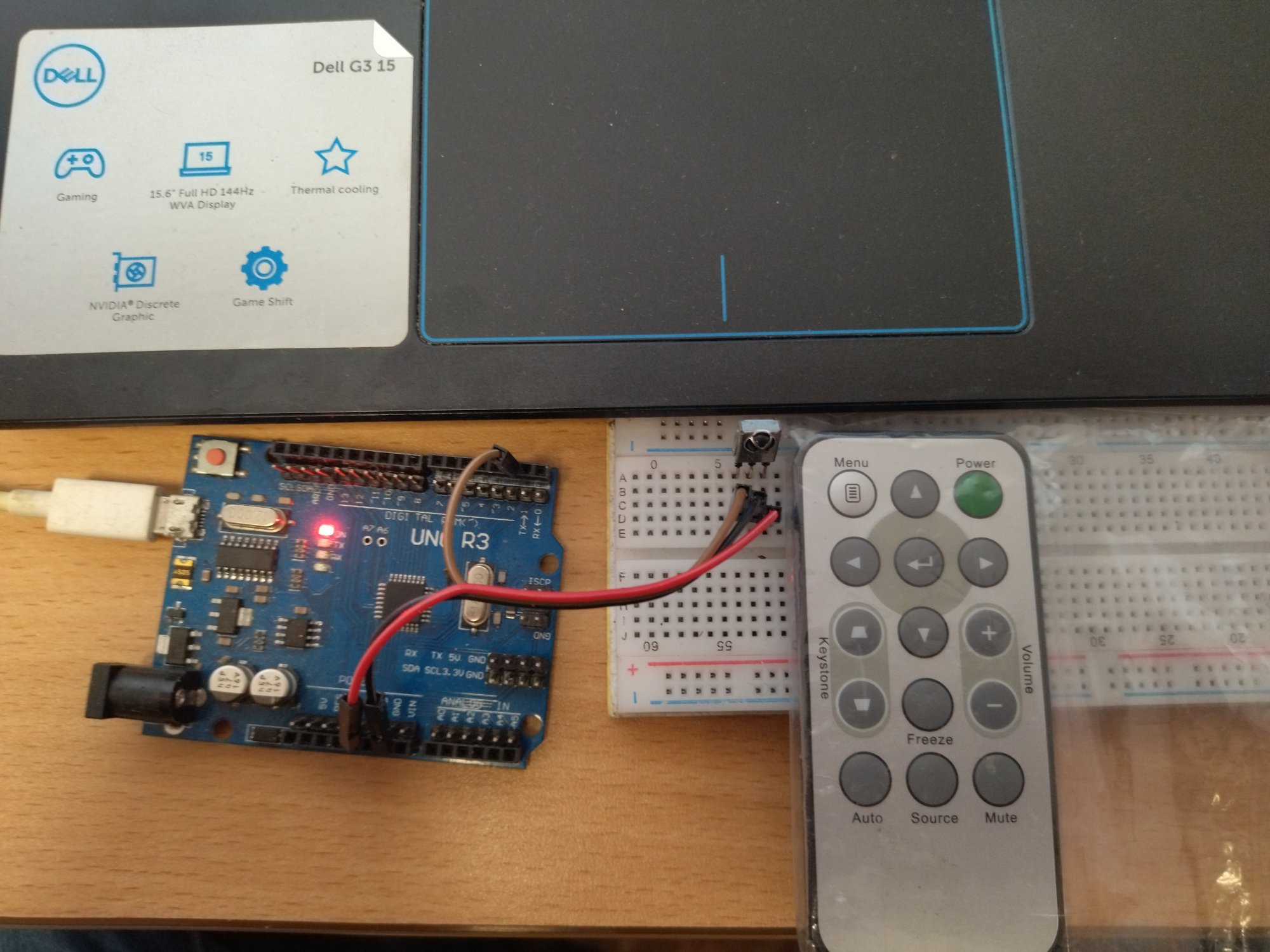 Controlling Vivitek projector via Arduino Part 1 (decoding) - Ilya's Homepage